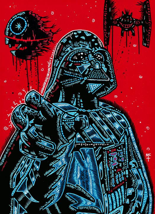 VADER - NICHOLAS PRICE ARTIST - Paintings & Prints, Entertainment ...