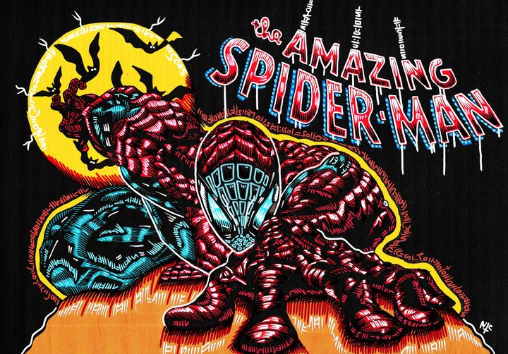 WEB SLINGER - NICHOLAS PRICE ARTIST - Paintings & Prints, Entertainment ...