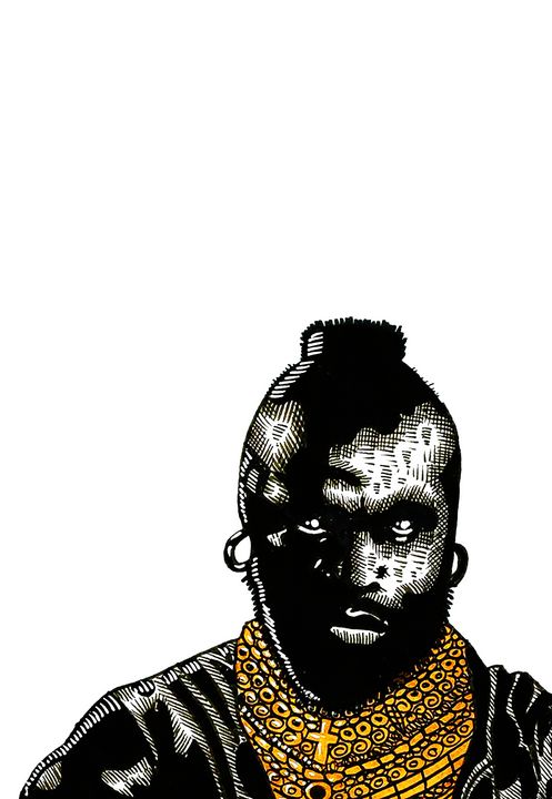 MR T - NICHOLAS PRICE ARTIST - Paintings & Prints, Entertainment ...