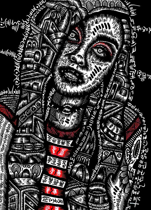 GOTH CHICK - NICHOLAS PRICE ARTIST - Paintings & Prints, People ...