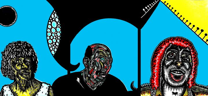 TRIPLE TROUBLE - NICHOLAS PRICE ARTIST - Paintings & Prints, People ...