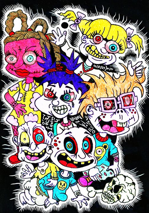 RUGRATS - NICHOLAS PRICE ARTIST - Paintings & Prints, Entertainment ...