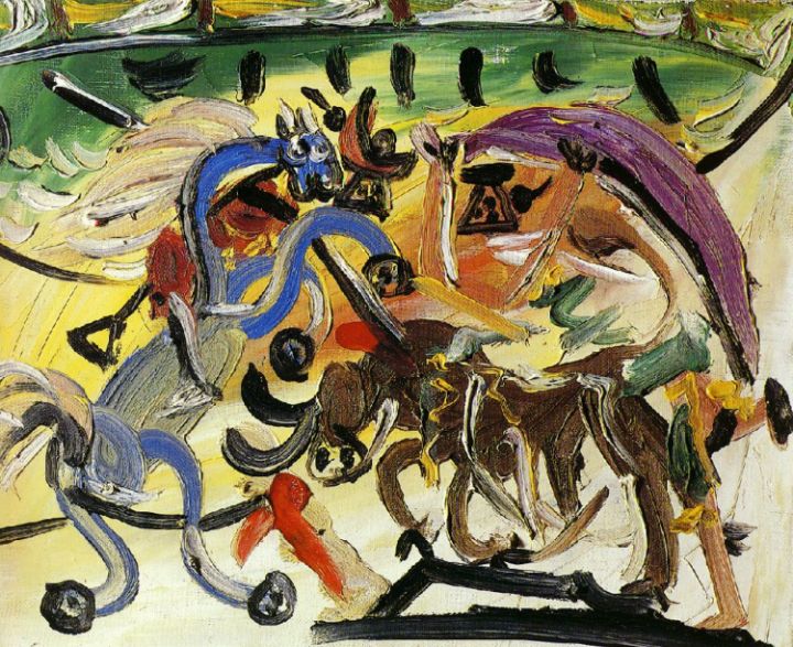 Pablo Picasso Bullfight II (1934) - Harmonia Gallery - Paintings ...