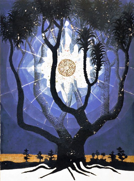 Carl Jung Red Book Moonlight - Harmonia Gallery - Paintings & Prints ...