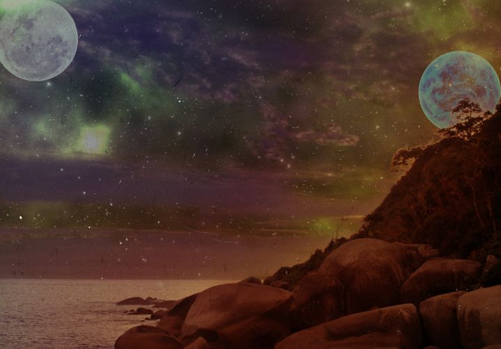 Planet Floripa - Electric Dreamz - Digital Art & AI, Abstract, Collage ...