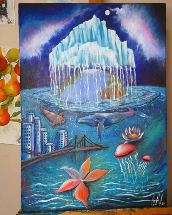 Painted individual on Canvas - Bilenresim Art - Paintings & Prints ...