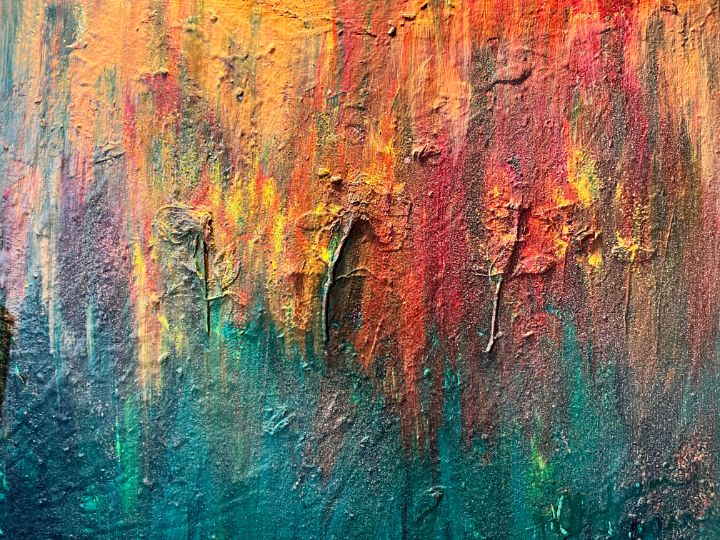 Melted Friendships - Mix Tapes Vintage - Paintings & Prints, Abstract ...