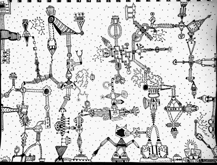 Machine Chaos - Weltschmerz14 - Drawings & Illustration, Abstract ...