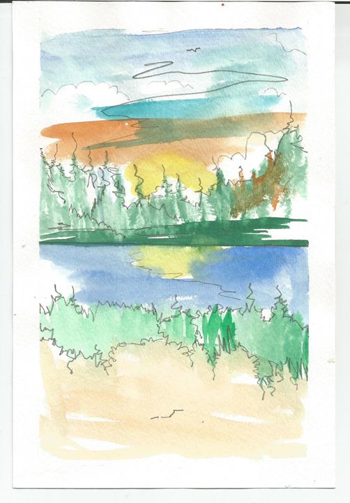 Painting 28 - Frank Seth - Paintings & Prints, Landscapes & Nature ...