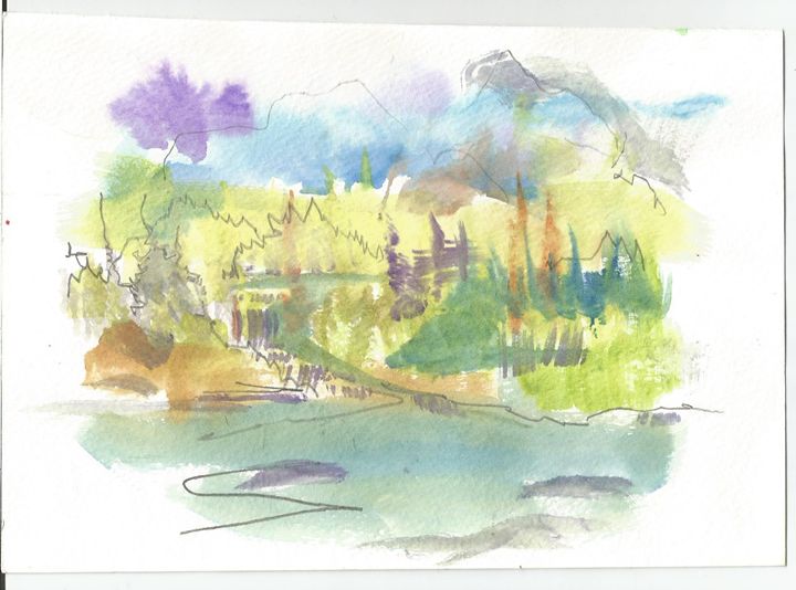 Painting 36 - Frank Seth - Paintings & Prints, Landscapes & Nature ...