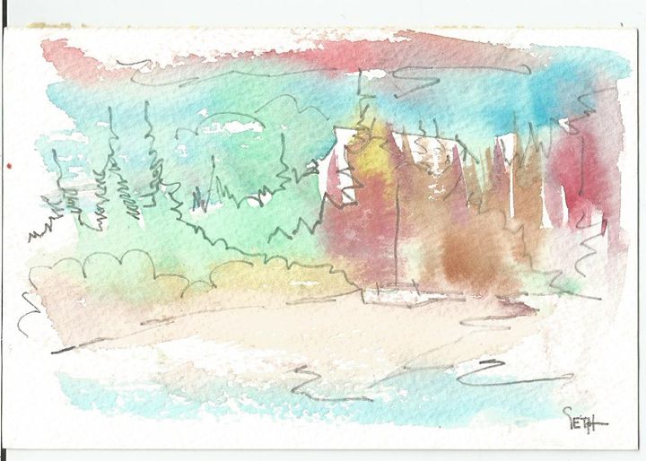 Painting 7 - Frank Seth - Paintings & Prints, Landscapes & Nature ...