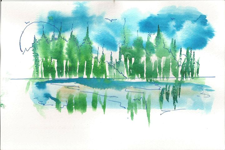 Painting 30 - Frank Seth - Paintings & Prints, Landscapes & Nature ...