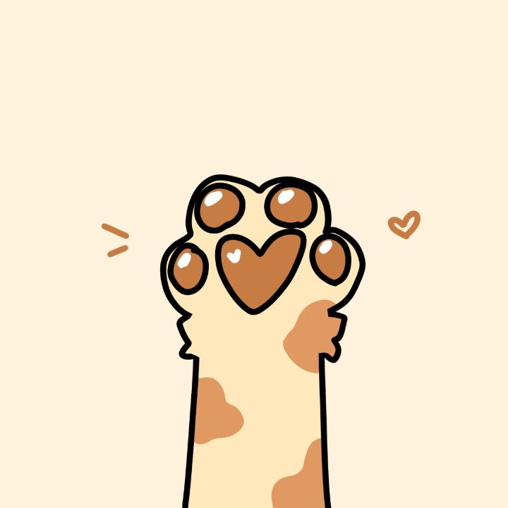 Beige paw - Dinkashop - Digital Art & AI, Animals, Birds, & Fish, Cats ...