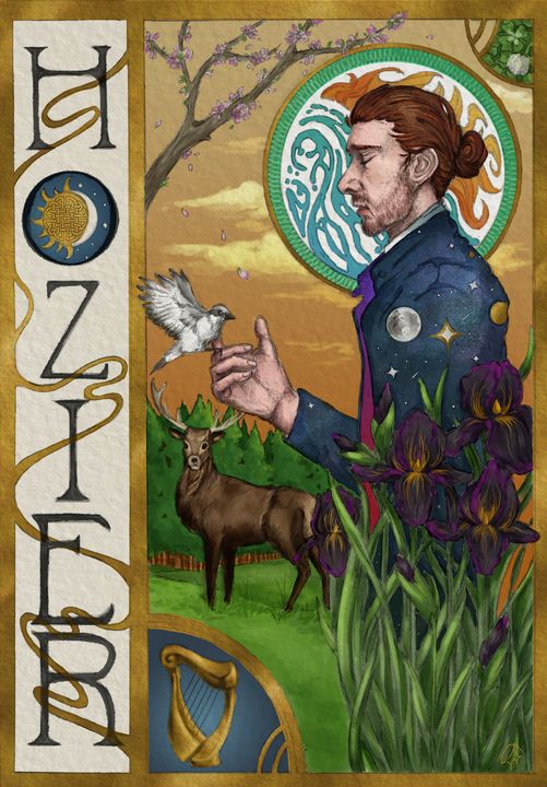 Art Nouveau Hozier - Astra - Drawings & Illustration, People & Figures ...