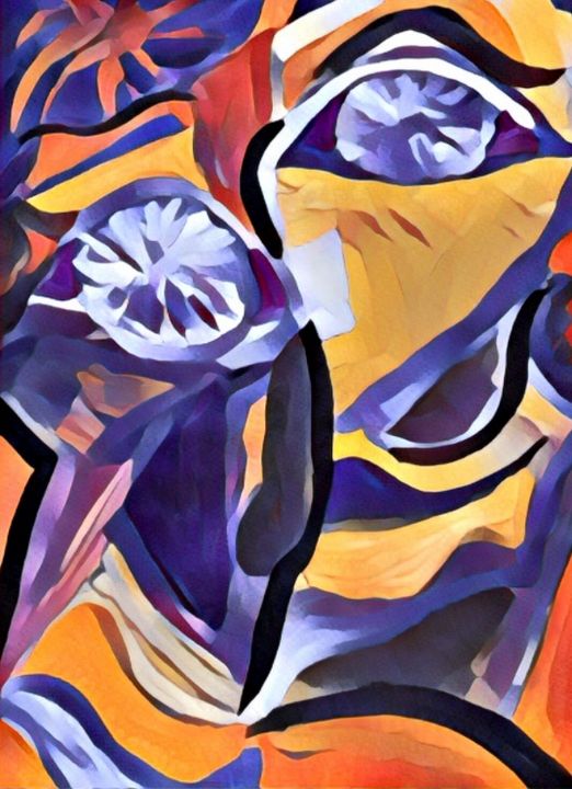 Crooked Eyes - Sima Fisher - Paintings & Prints, People & Figures ...
