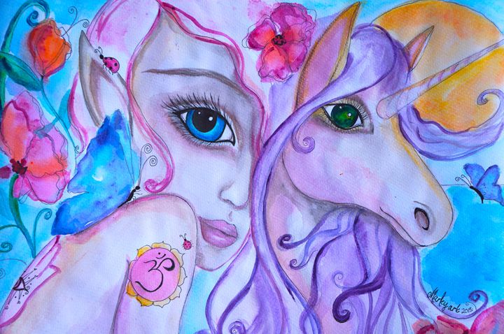 Inner Guide - Marley Art - Paintings & Prints, Religion, Philosophy ...