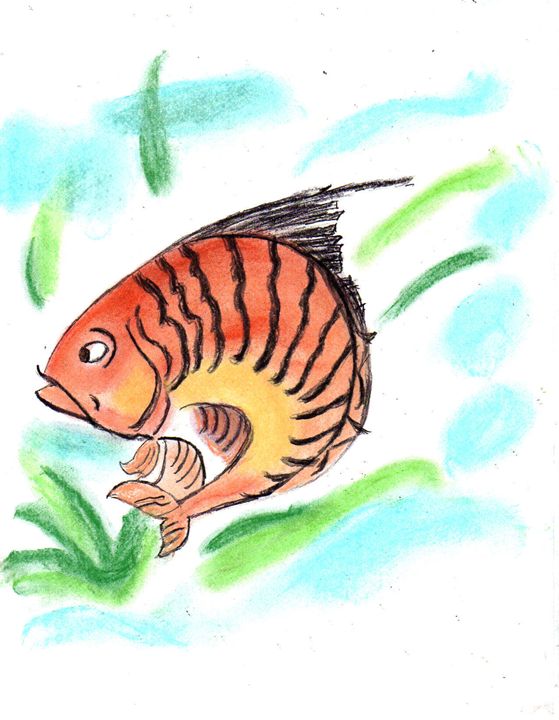 Fish I - Pandemonium Gallery - Drawings & Illustration, Animals, Birds ...