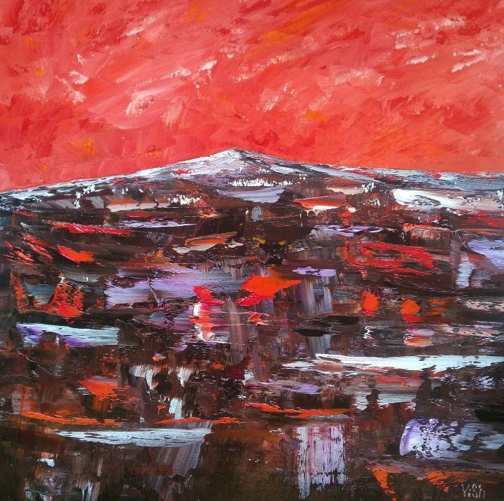 Original impressionism oil painting - vish-paintings - Paintings & Prints, Landscapes & Nature ...