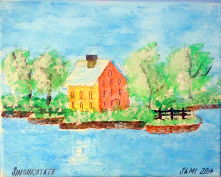 SOLITUDE - SAMI ART - Paintings & Prints, Landscapes & Nature, Lakes ...