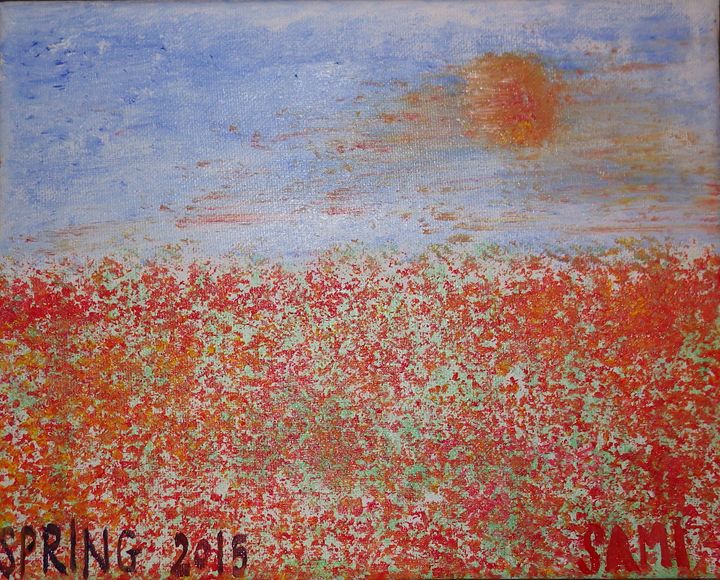 SPRING - SAMI ART - Paintings & Prints, Landscapes & Nature, Seasons ...