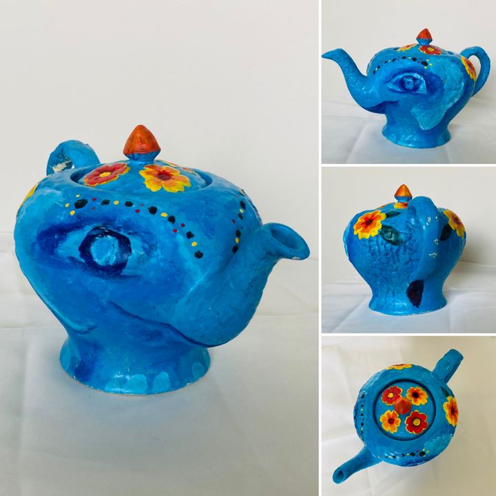elephant tea pot - Spider Spinnings - Crafts & Other Art, Other Crafts ...