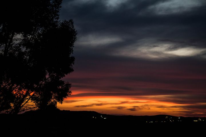 A crazy sunset in Israel - photo land - Photography, Landscapes ...