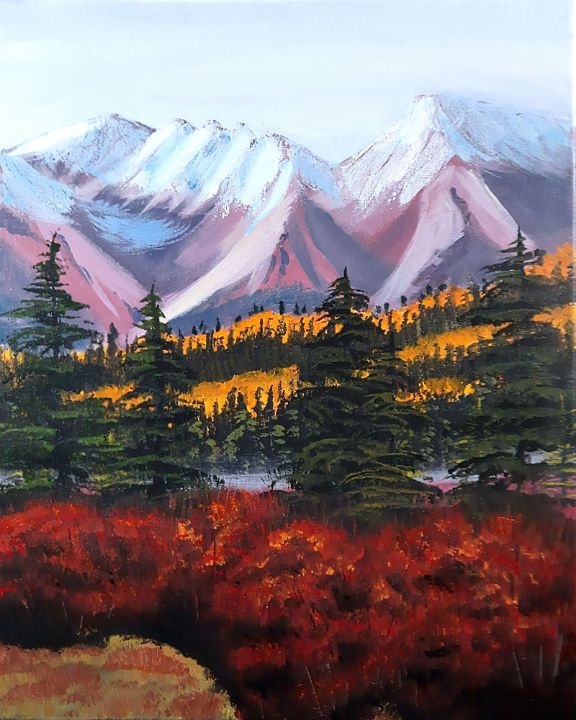 Termination Dust - KS Donaldson - Paintings & Prints, Landscapes ...