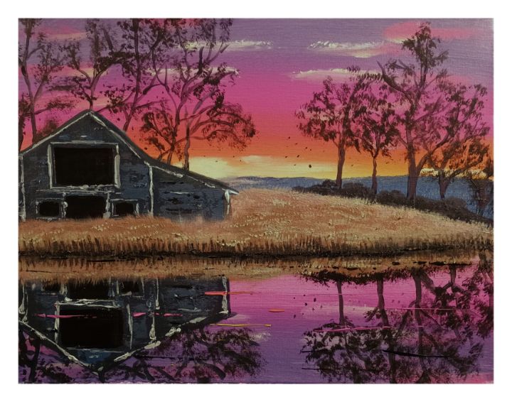 Warm November Night - KS Donaldson - Paintings & Prints, Landscapes ...