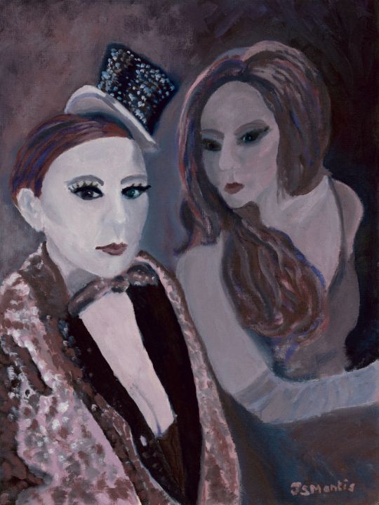 Girls Night Out - JSMantis Art - Paintings & Prints, People & Figures ...