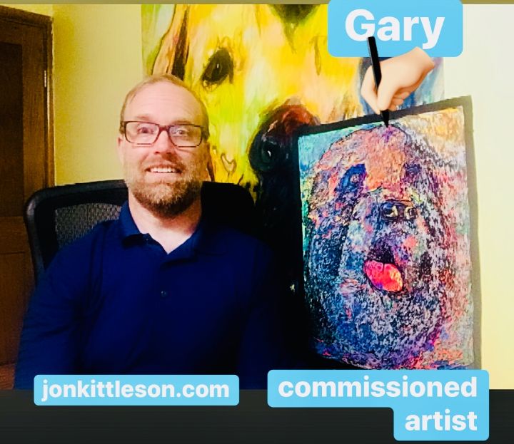 Gary - People & Pets by Jon Kittleson - Paintings & Prints, Animals ...