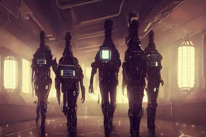 Metal people - Borgeborg - Digital Art & AI, Abstract, Man-made Objects ...