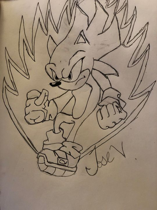 Súper Sonic - Jose Virgen - Drawings & Illustration, Entertainment ...