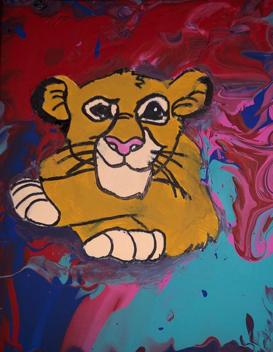 Lion King Simba Painting