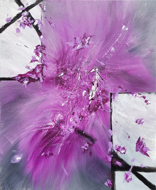 Flowers no flowers 1 - Ruggero Ruggieri - Paintings & Prints, Abstract ...