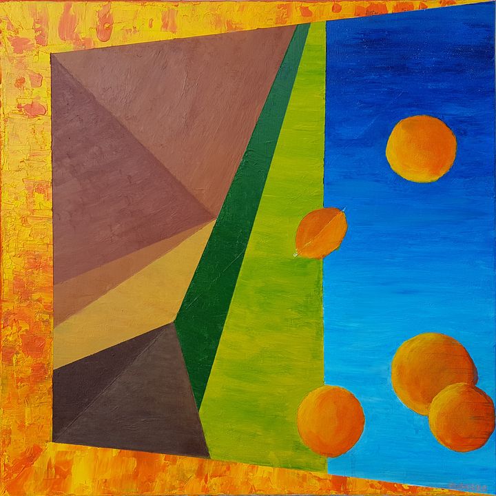Asimmetria astrale - Ruggero Ruggieri - Paintings & Prints, Abstract ...
