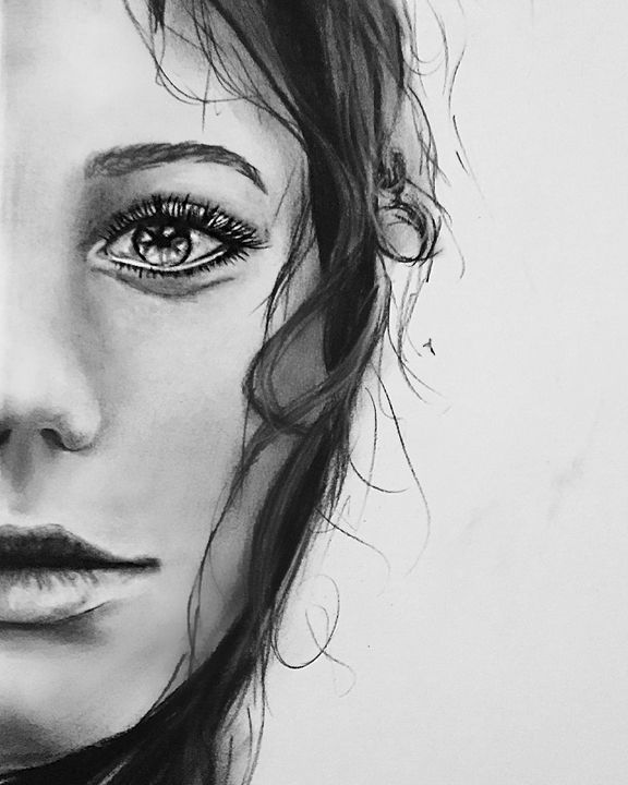 Wispy - Arden Kreuzer Fine Art - Drawings & Illustration, People ...