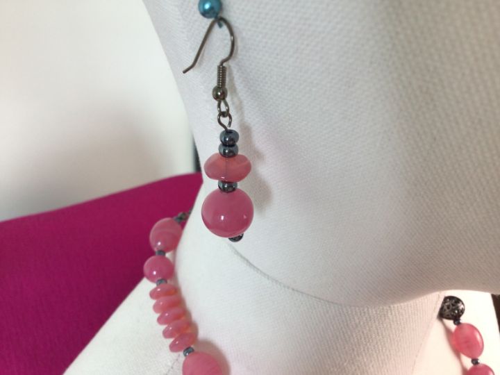 Pretty In Pink - Designs by Jacquie - Jewelry, Earrings - ArtPal