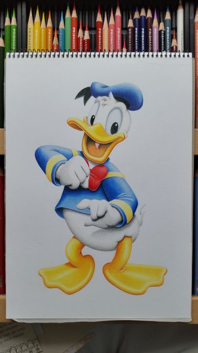 Donald Duck 3D - DaydreamingArtist - Drawings & Illustration, Childrens ...