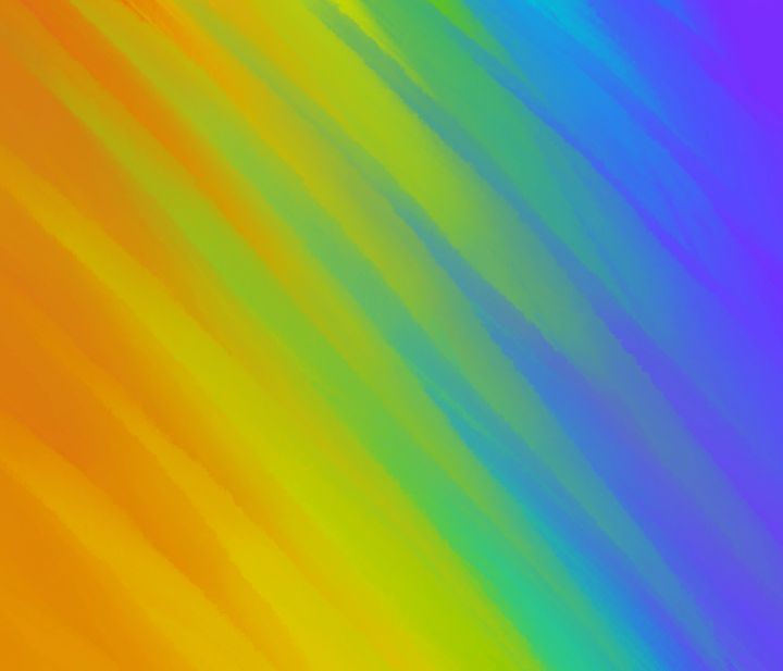 Rainbow 14 - Katharina Ingwerkatze - Digital Art & AI, Abstract, Color ...