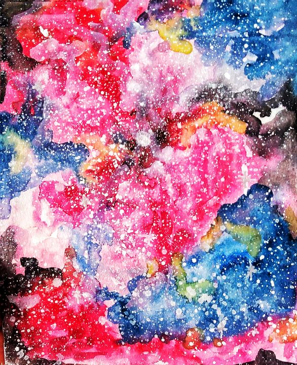 Pink Galaxy - A Hobbyist - Paintings & Prints, Astronomy & Space, Stars ...