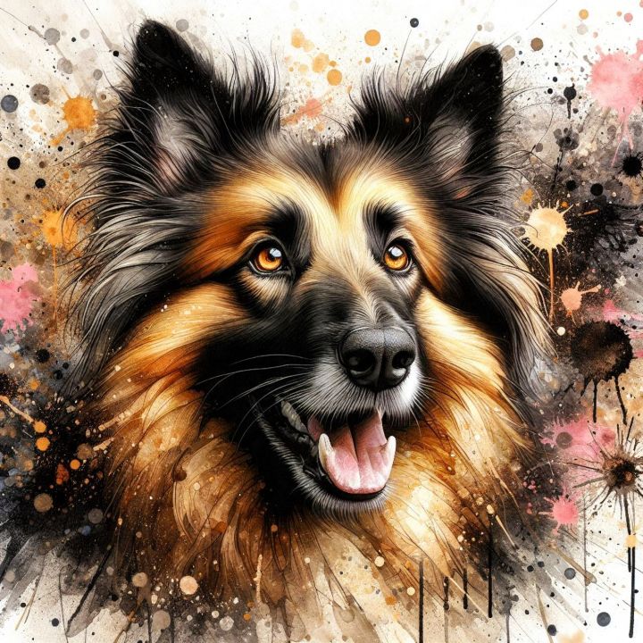 Belgian Sheepdog - Fiona and Gareth: A Creative Duo - Digital Art & AI ...