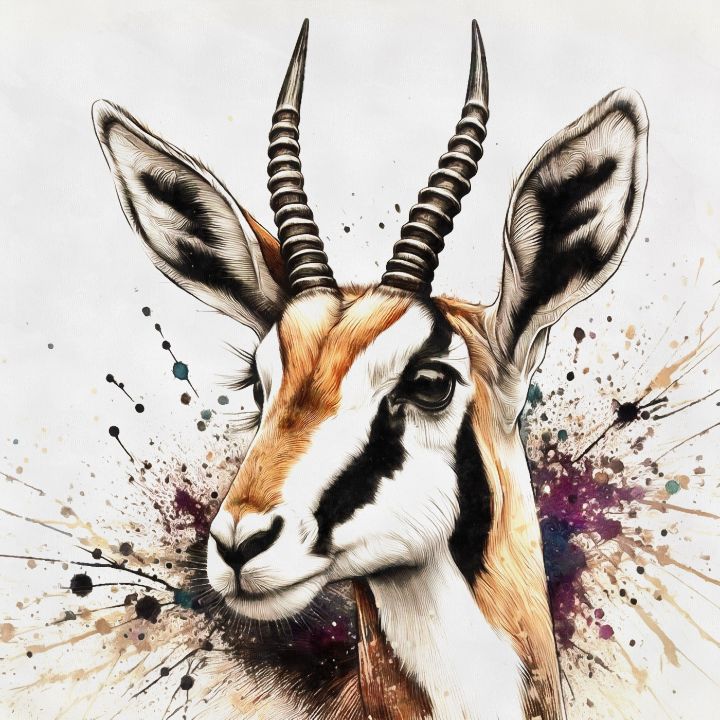 Springbok Splash art - Fiona and Gareth: A Creative Duo - Digital Art ...