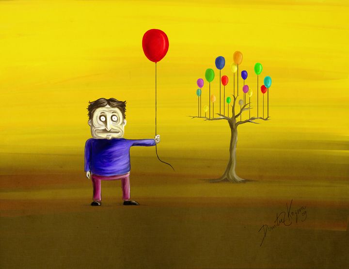 The Balloon Tree - Dimitri Kozma - Drawings & Illustration, Childrens ...