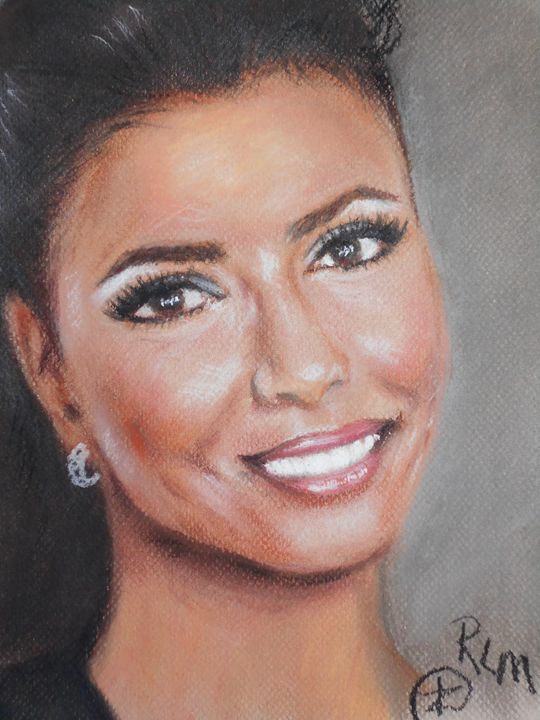 Eva Longoria - Ronnie L Melvin - Drawings & Illustration, People ...