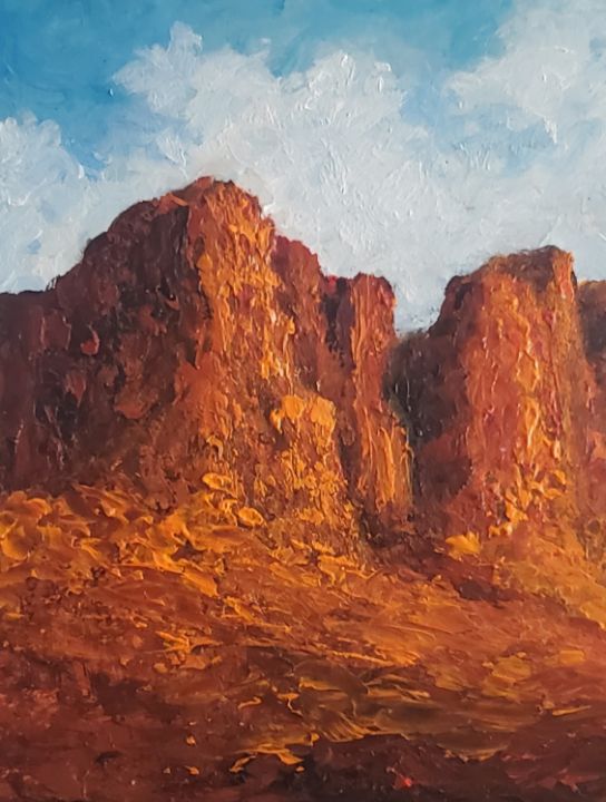 Red Rocks - Fred 3 Mini Paintings and Photography - Paintings & Prints ...