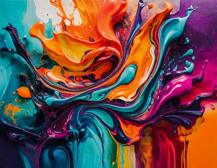 Fluid Dynamics - Scenic Art by Sankha Ghosh - Digital Art, Abstract ...