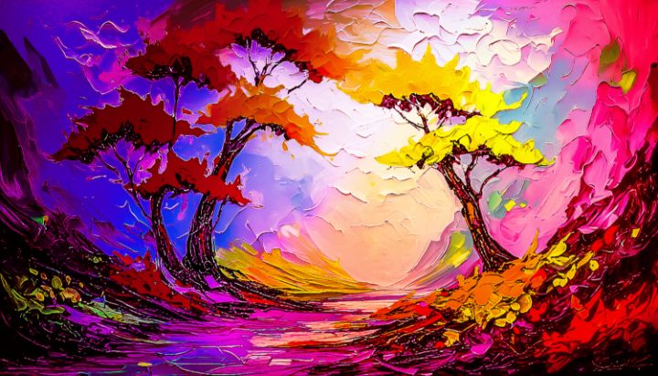 Aesthetic Nature - Scenic Art by Sankha Ghosh - Digital Art & AI ...