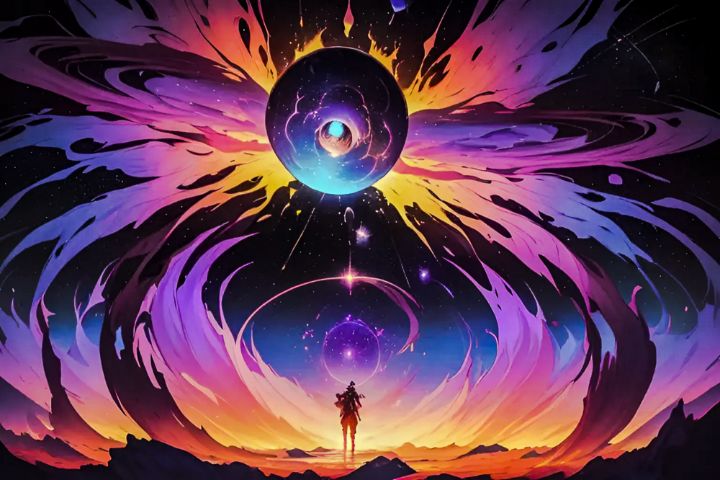 Cosmic Harmony - Scenic Art by Sankha Ghosh - Digital Art & AI, Astronomy & Space, Galaxies ...