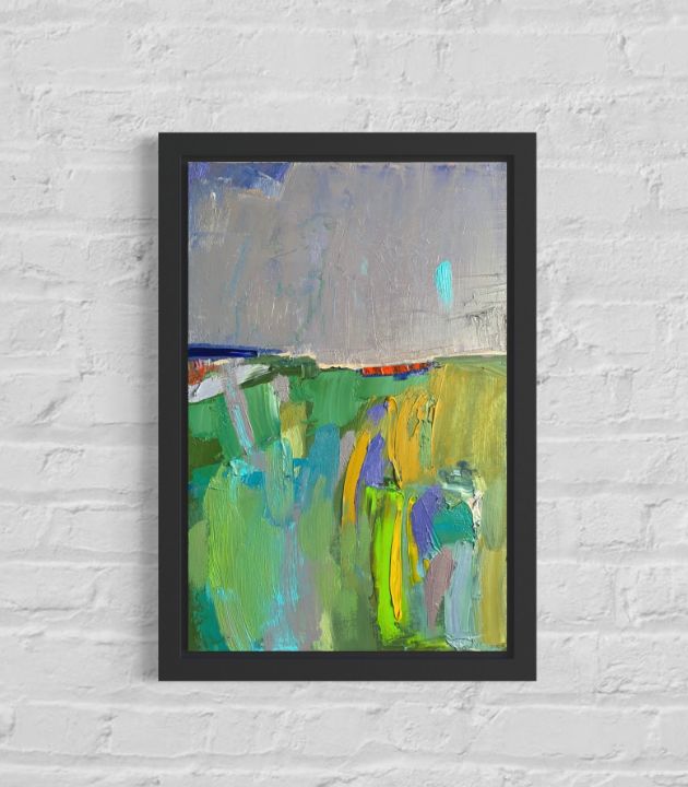 Marldon fields - Judyta Adamczyk - Paintings & Prints, Landscapes ...