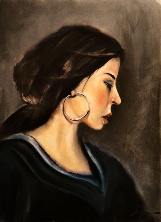 Deeper Sentiment - Alejandro D - Paintings & Prints, People & Figures ...